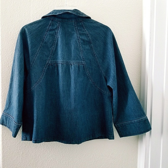 Style & Co. | Jackets & Coats | Style Co Cropped Denim Jacket | Poshmark